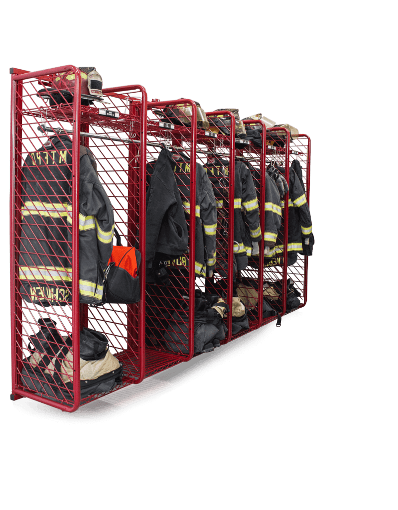 Ready Rack Wall Mounted Red Rack – Heiman Fire Equipment