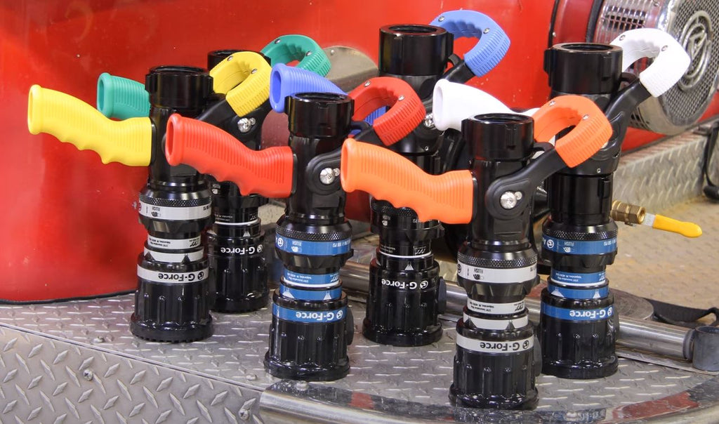 Colored Handle Covers for TFT Nozzles, KIT – Heiman Fire Equipment
